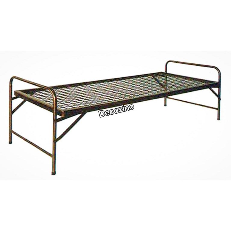 تخت خواب تاشو فلزی یک نفره کف توری رنگ استاتیک درجه یک ارزان